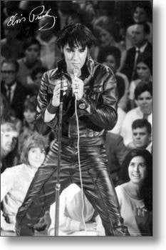Elvis Presley 1968 Live in Concert Poster – Poster Merchant